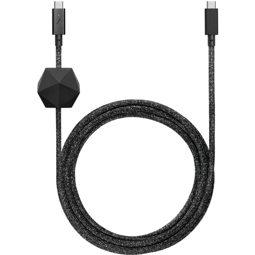 Кабель зарядный для мобильного устройства Native Union DCABLE-C-CS-BLK-NP DESK CABLE с фиксатором положения USB-C, 2,4 м, цв: космос