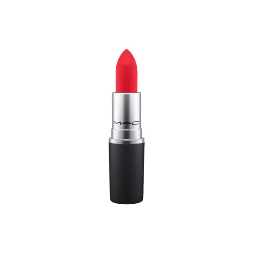 MAC помада для губ Powder Kiss Lipstick увлажняющая матовая, оттенок Lasting Passion