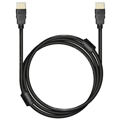 Bion Expert Кабели HDMI DVI DP Bion Кабель HDMI v2.1, 19M 19M, 3D, 8K UHD, экран, ферритовые кольца, 1м, черный BXP-HDMI21-010