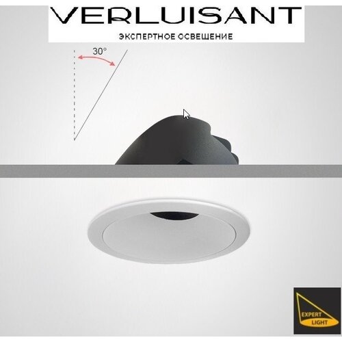 Встраиваемый светодиодный потолочный светильник точечный поворотный экспертного уровня влагозащищенный Verluisant Point