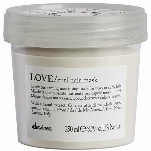 Davines Essential Haircare Love Маска для усиления завитка для волос, 250 мл, банка