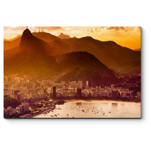 Модульная картина Чудесный Рио-де-Жанейро 80x53