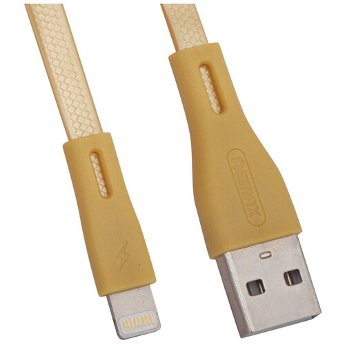 Кабель Remax Full Speed Pro USB - Apple Lightning (RC-090i), 1 м, золотой