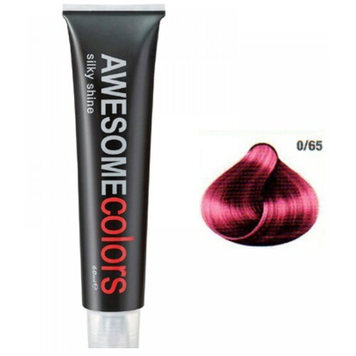 Awesome Colors Краска для волос Silky Shine, 0/65 фиолетово-махагоновый, 60 мл