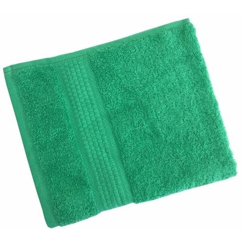 Махровое гладкокрашеное полотенце 50*90 см 460 г/м2 (Ярко-зеленый)