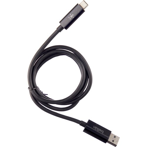 Кабель Belkin USB-C папа/USB-A папа 1м черный (F2CU029bt1M-BLK)