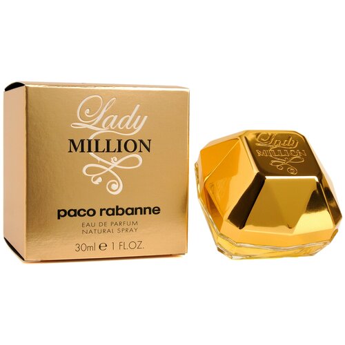 Paco Rabanne парфюмерная вода Lady Million, 30 мл, 100 г