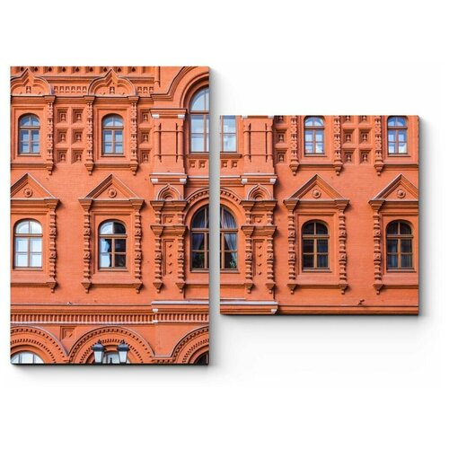 Модульная картина Классический фасад в русском стиле100x75