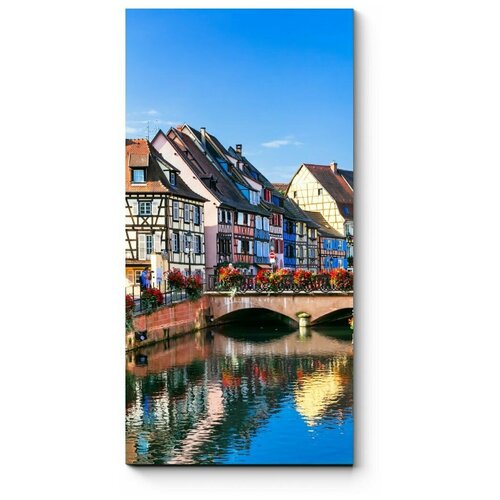 Модульная картина Красивый вид на город Кольмар, Франция 60x120