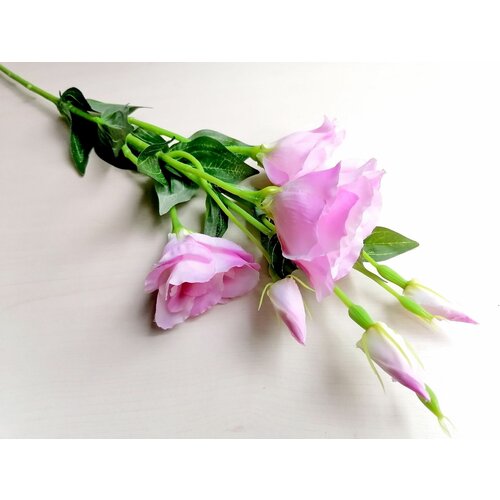 Искусственные цветы Эустома (Лизиантус) розовая 80 см