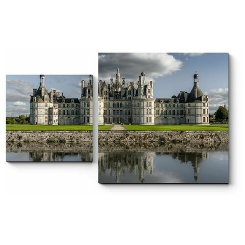Модульная картина Замок Шамбор во Франции70x42