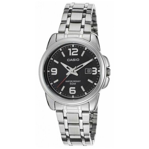 Наручные часы CASIO Collection Women LTP-1314D-1A, серебряный, черный