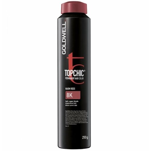 Goldwell Topchic стойкая крем-краска для волос, 8K светло-медный, 250 мл