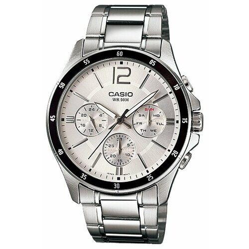Наручные часы CASIO MTP-1374D-7A, серебряный