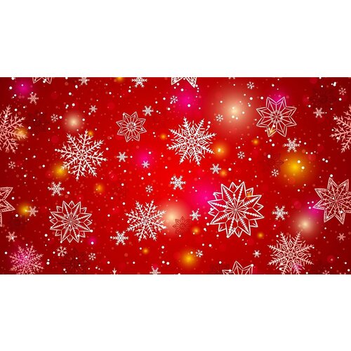 Картина на холсте 60x110 LinxOne "Текстура снежинка Снежинки" интерьерная для дома / на стену / на кухню / с подрамником
