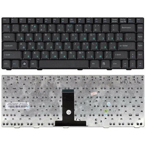 Клавиатура для Asus V092362AK3 черная, версия 1