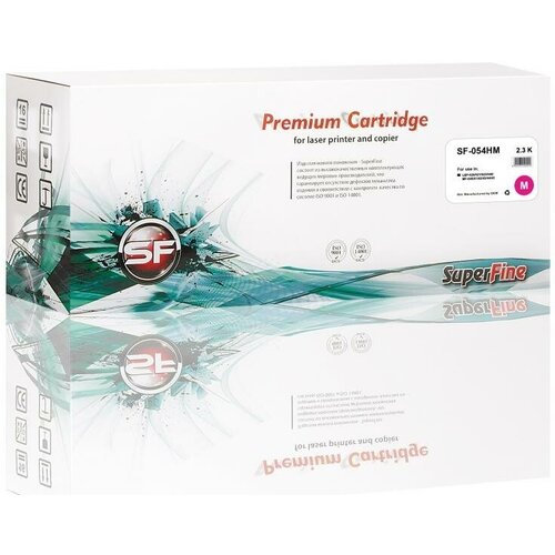 Картридж SuperFine SF-054HM (Cartridge 054H) для Canon LBP-620/621/623/640/MF-640/41/42/43/44/45 2.3K Magenta