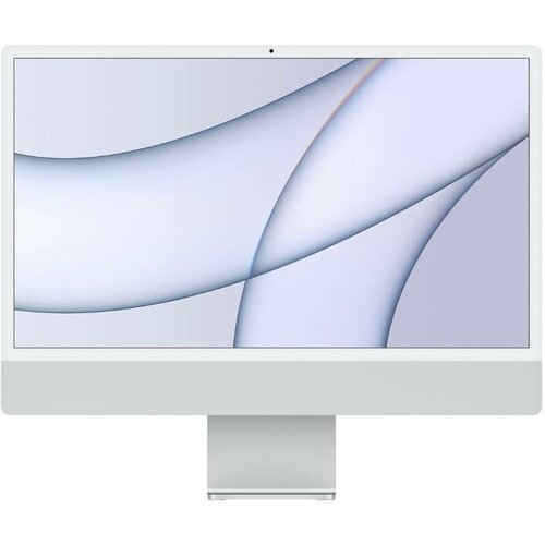 23.5" Моноблок Apple iMac 24" Z12Q002NJ, Apple M1, RAM 16 GB, SSD 256 GB, 8-Core, 8 CPU, MacOS, серебристый/русская клавиатура