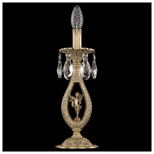 Лампа декоративная Bohemia Ivele Crystal 72400L/1-33 FP FA5S, E14, 40 Вт, бесцветный