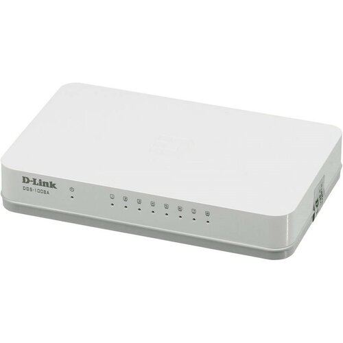 Коммутатор D-Link DGS-1008A (8-ports 10/100/1000 Mbps UTP Stand-alone)