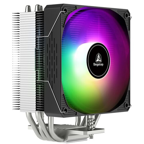 Система охлаждения  для процессора Segotep S4, черный/серебристый/RGB