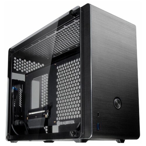 Корпус Raijintek OPHION EVO 0R20B00098, black, Aluminum, Mini-ITX, USB3.0x1, C-TYPEx1