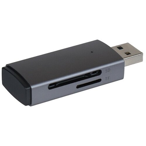 Карт-ридер Baseus Lite Series USB-A to SD/TF Grey WKQX060013