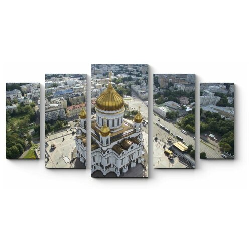 Модульная картина Священный Храм в сердце столицы120x66