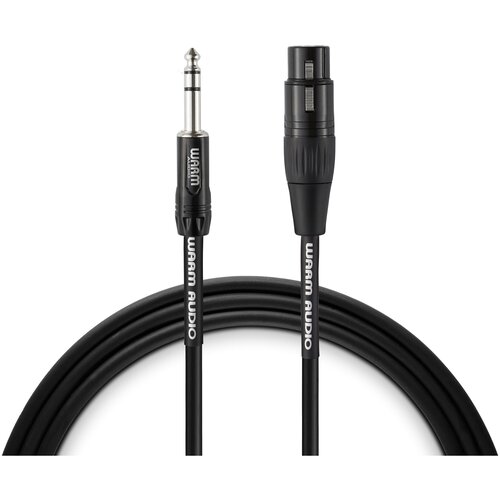 WARM AUDIO Pro-XLRf-TRSm-6' готовый микрофонный кабель PRO-серии, длина 1,8 м, XLR/f - TRS/m