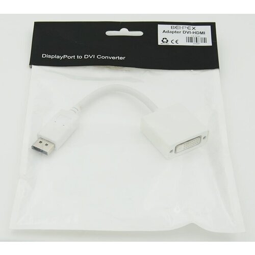 Переходник Display Port DisplayPort Behpex (m)/DVI (f)