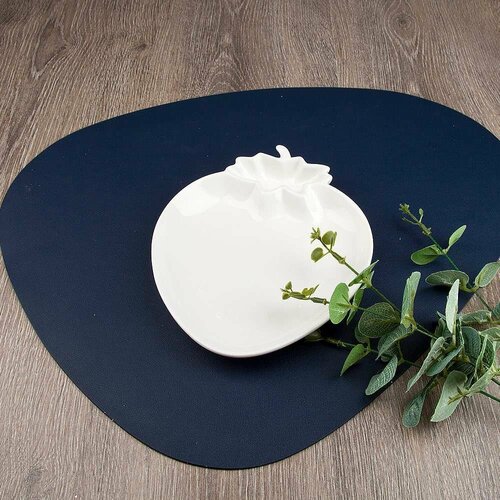 Блюдо сервировочное Маршмеллоу 20*16,5*2,5см. (фарфор) KENG-530280