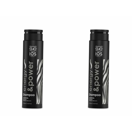 LeIOS Шампунь для волос 2 в 1 Men Energy & Power, 400 мл, 2 шт