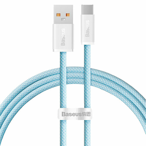 Кабель для зарядки и передачи данных 100W 1 метр Baseus Dynamic Series Fast Charging Data Cable USB - Type-C (CALD000603) Голубой