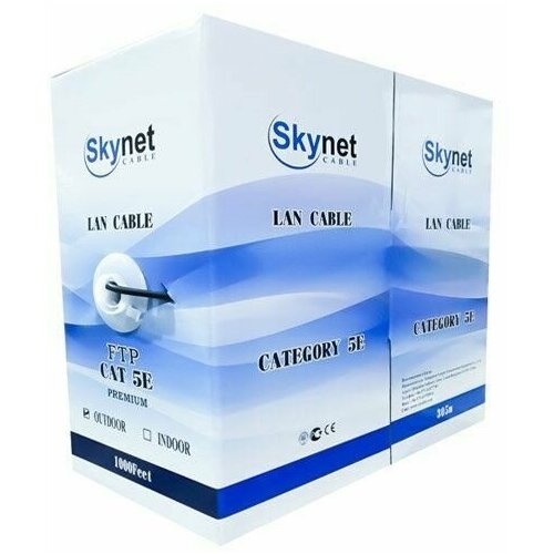 Кабель витая пара SkyNet Standard FTP indoor 4x2x0.5 CAT5e 305 (1693107) LAN