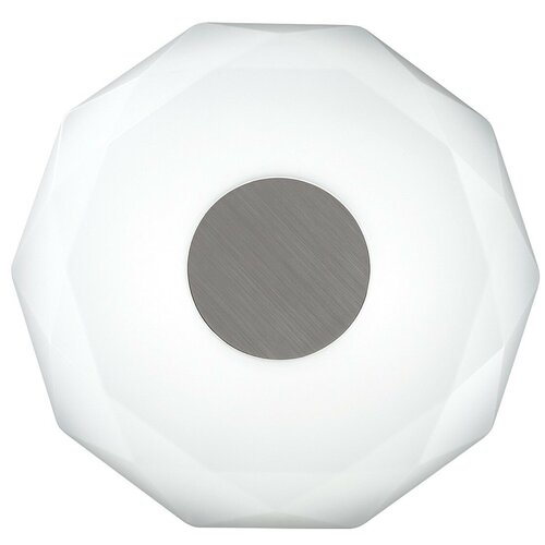 Потолочный светильник Сонекс Piola 2013/D, 48 Вт, кол-во ламп: 1 шт., 4000 К, цвет арматуры: никель, цвет плафона: белый