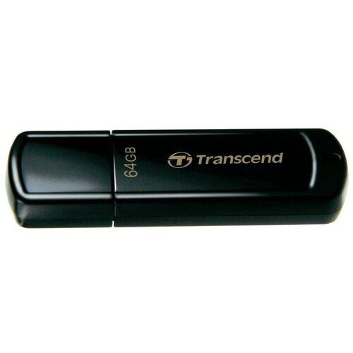 JetFlash 350, черный, 1 шт., 64 ГБ, USB 2.0