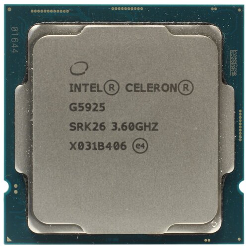 Процессор Intel Celeron G5925 LGA1200,  2 x 3600 МГц, OEM