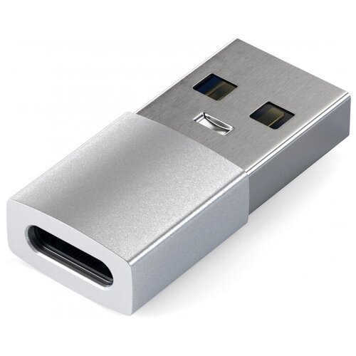 Переходник/адаптер Satechi USB Type-A to Type-C Adapter (ST-TAUC), Silver