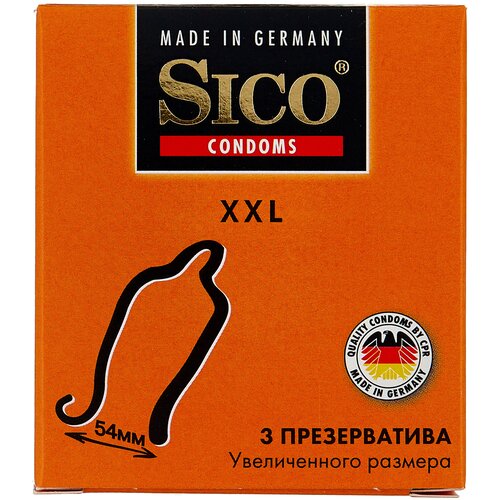 Презервативы Sico XXL, 3 шт.