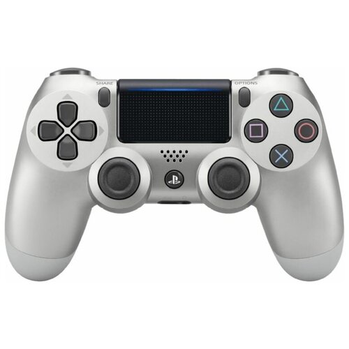 Геймпад Sony DualShock 4 v2 CUH-ZCT2E, серебристый, 1 шт.