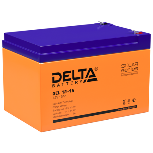 Аккумуляторная батарея DELTA Battery GEL 12-15 12В 15 А·ч