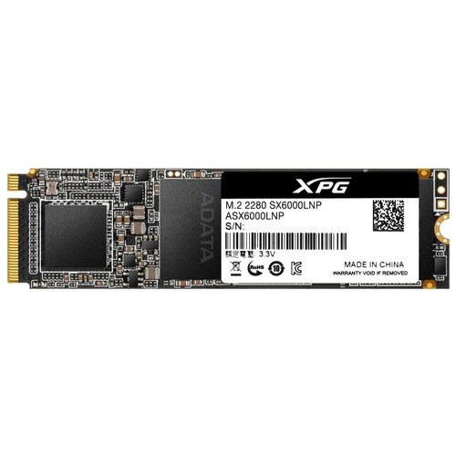 Твердотельный накопитель XPG SX6000 Lite 512 ГБ M.2 SX6000 Lite 512GB