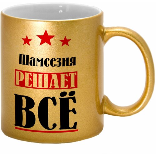 Кружка именная Шамсезия решает всё