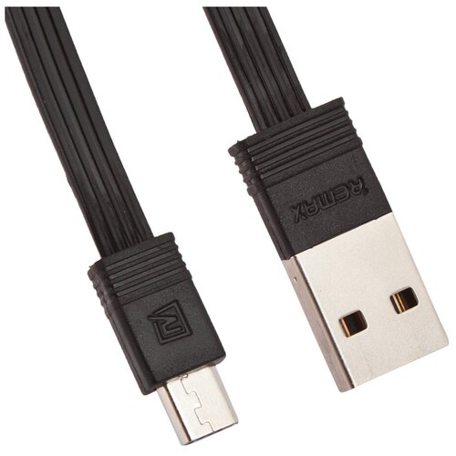 Кабель Remax Tengy USB - microUSB (RC-062m), 1 м, черный