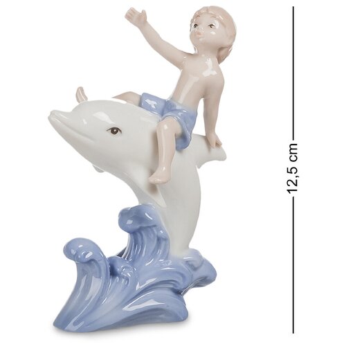 Фигурка Мальчик и дельфин (Pavone) JP-45/ 6 113-106395