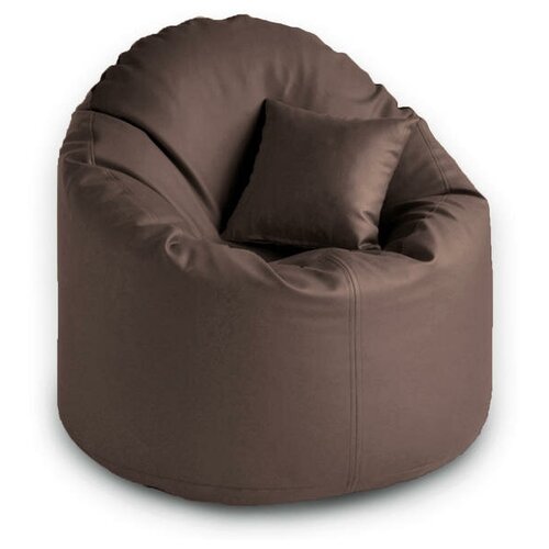 Кресло-мешок "лаунж" MyPuff, размер ХXXХL, экокожа, шоколад
