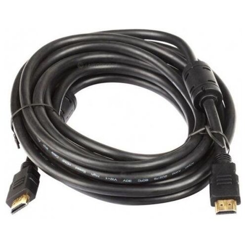 VCOM Telecom Кабель HDMI 5м VCOM Telecom TCG200F-5M круглый черный