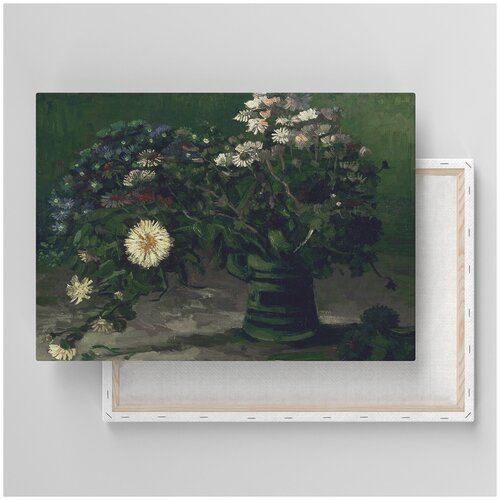 Картина на холсте с подрамником / Van Gogh - Still Life with a Bouquet, 1884-85 / Ван Гог