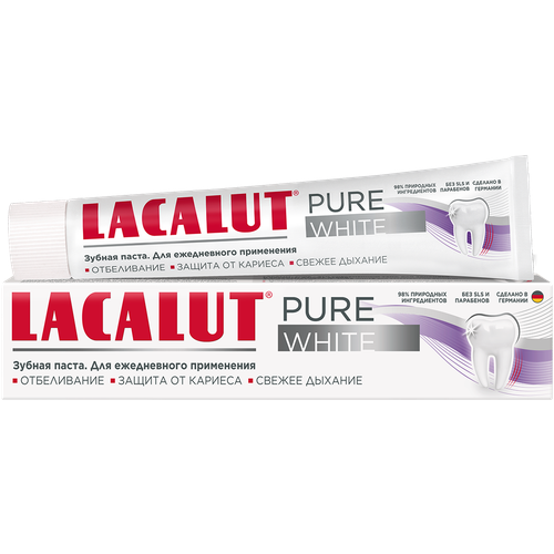 Зубная паста Lacalut Pure White