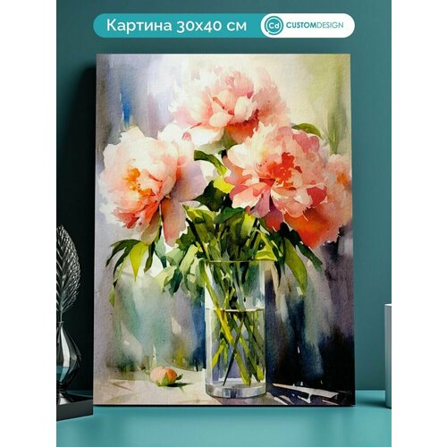 Картина на стену Пионы 30x40 см №252